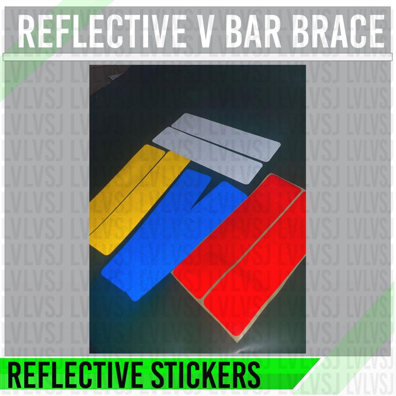 Reflective V Bar Brace Stickers for BMW - Etsy