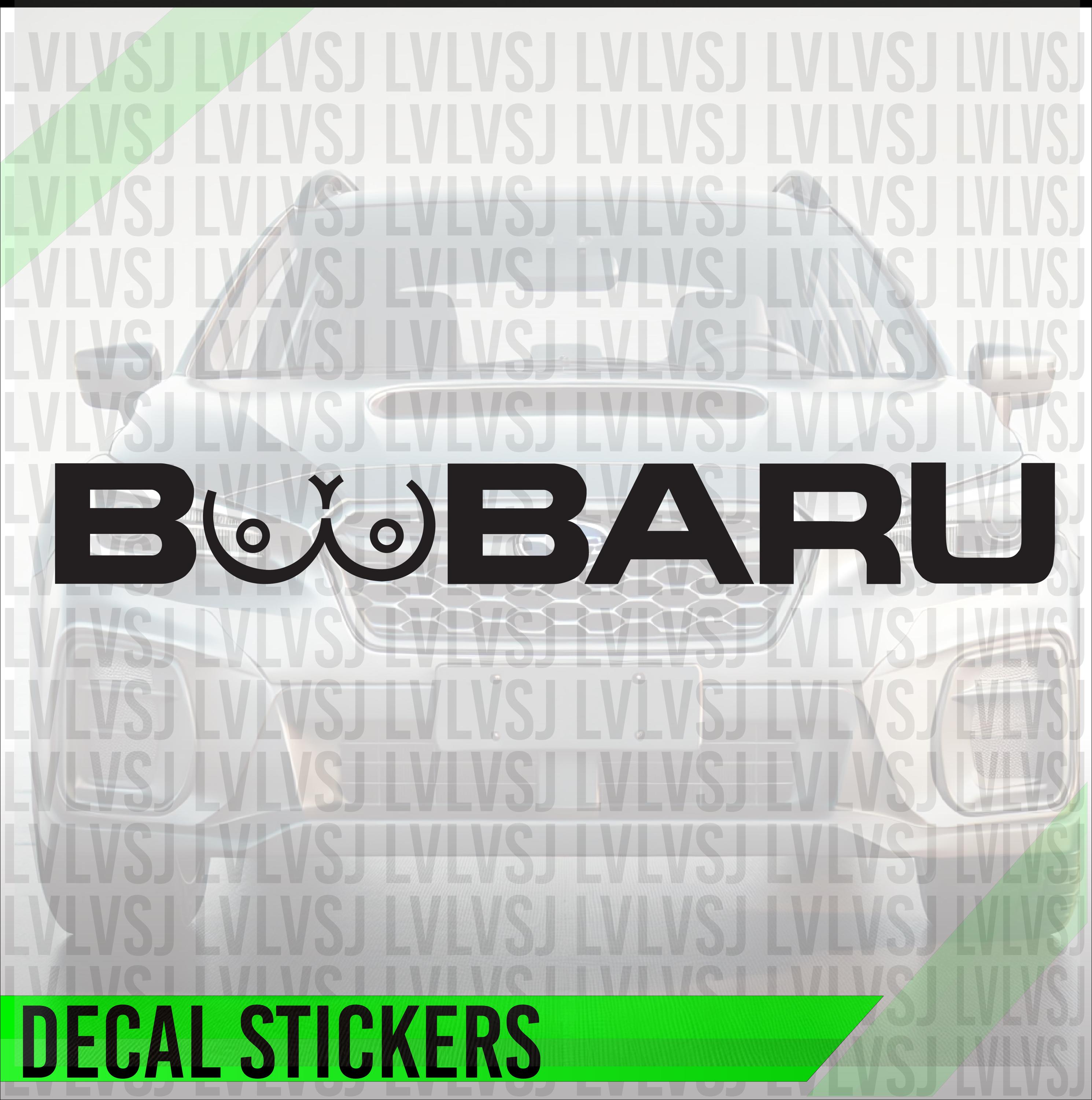 Boobaru Vinyl Decal - Etsy