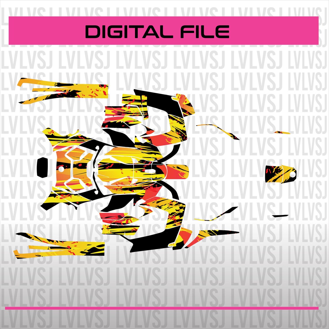 Can-am Ryker Real-size Template – Perfect for Wrap Designs - Etsy