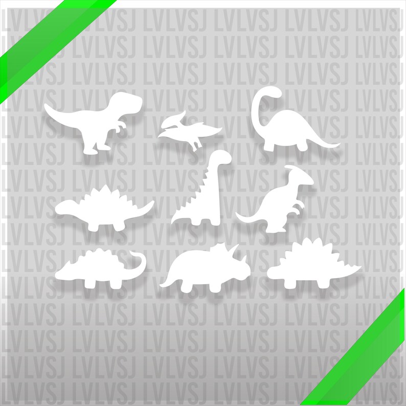 27 Dinosaurs Stickers Dino Stickers - Etsy