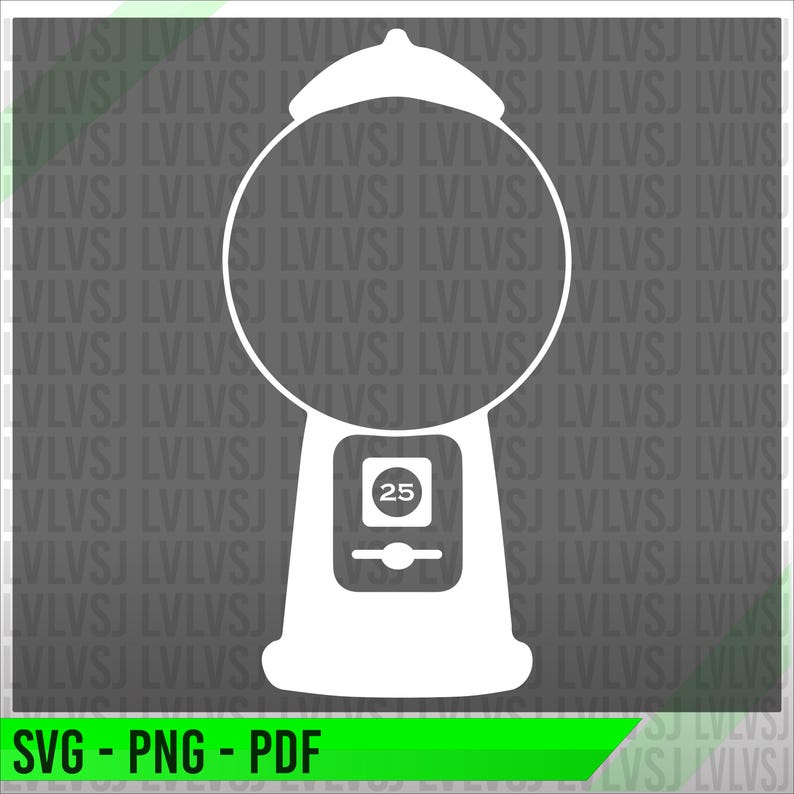 Gum Ball Machine SVG - Etsy