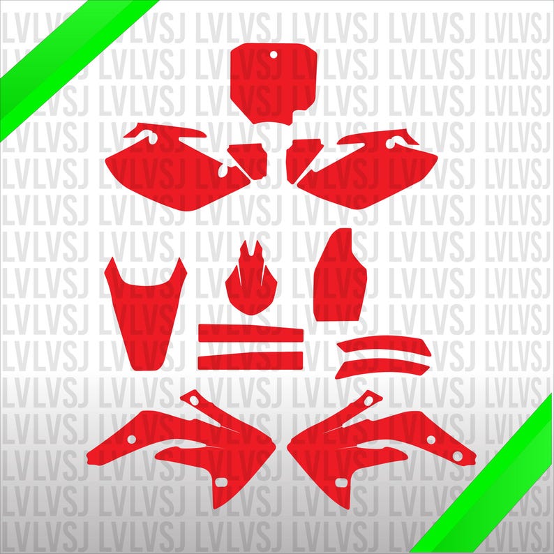 HONDA CRF 150 R 2007-2022 Graphic Template - Etsy