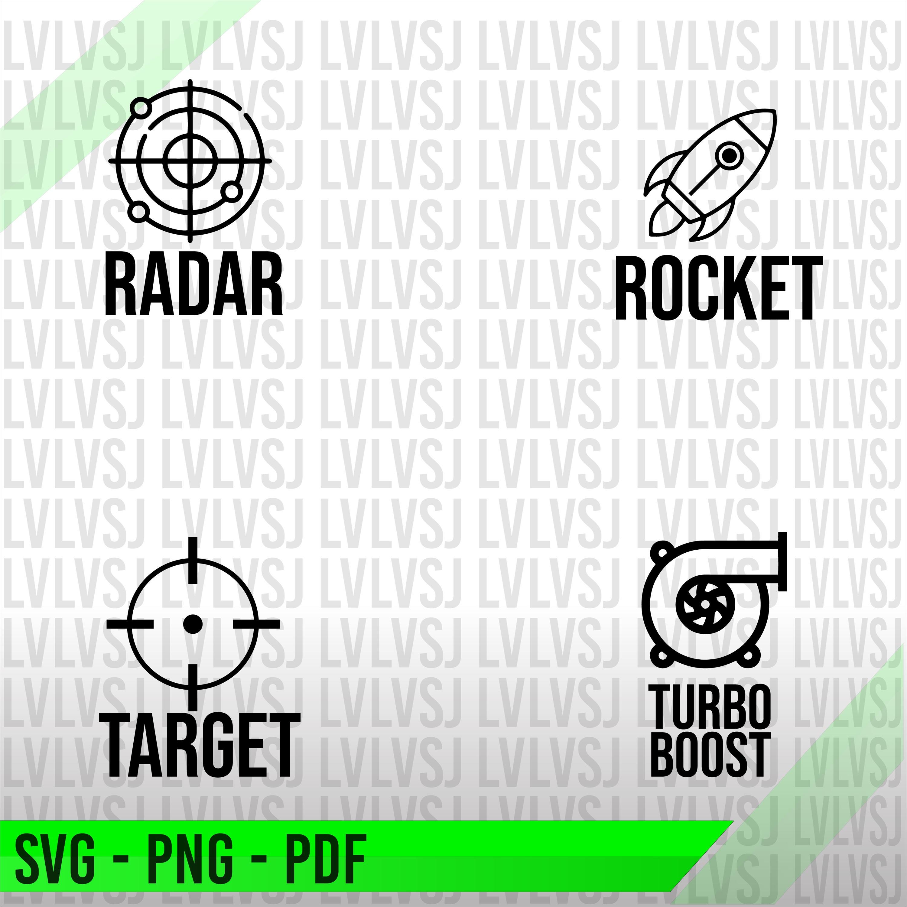 Funny Car Buttons SVG Icon Pack – Instant Download, Digital File - Etsy