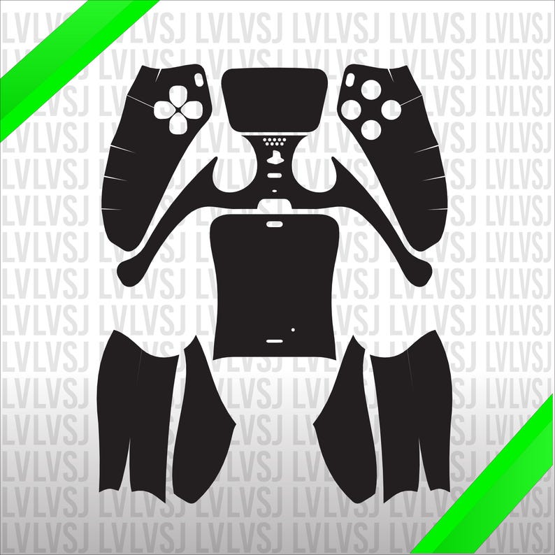PS5 Controller Template - Etsy