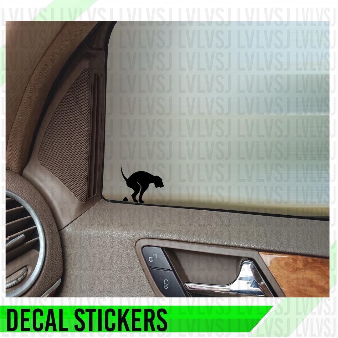 Dog Window Decals for All Cars ( Two Decals) - Etsy