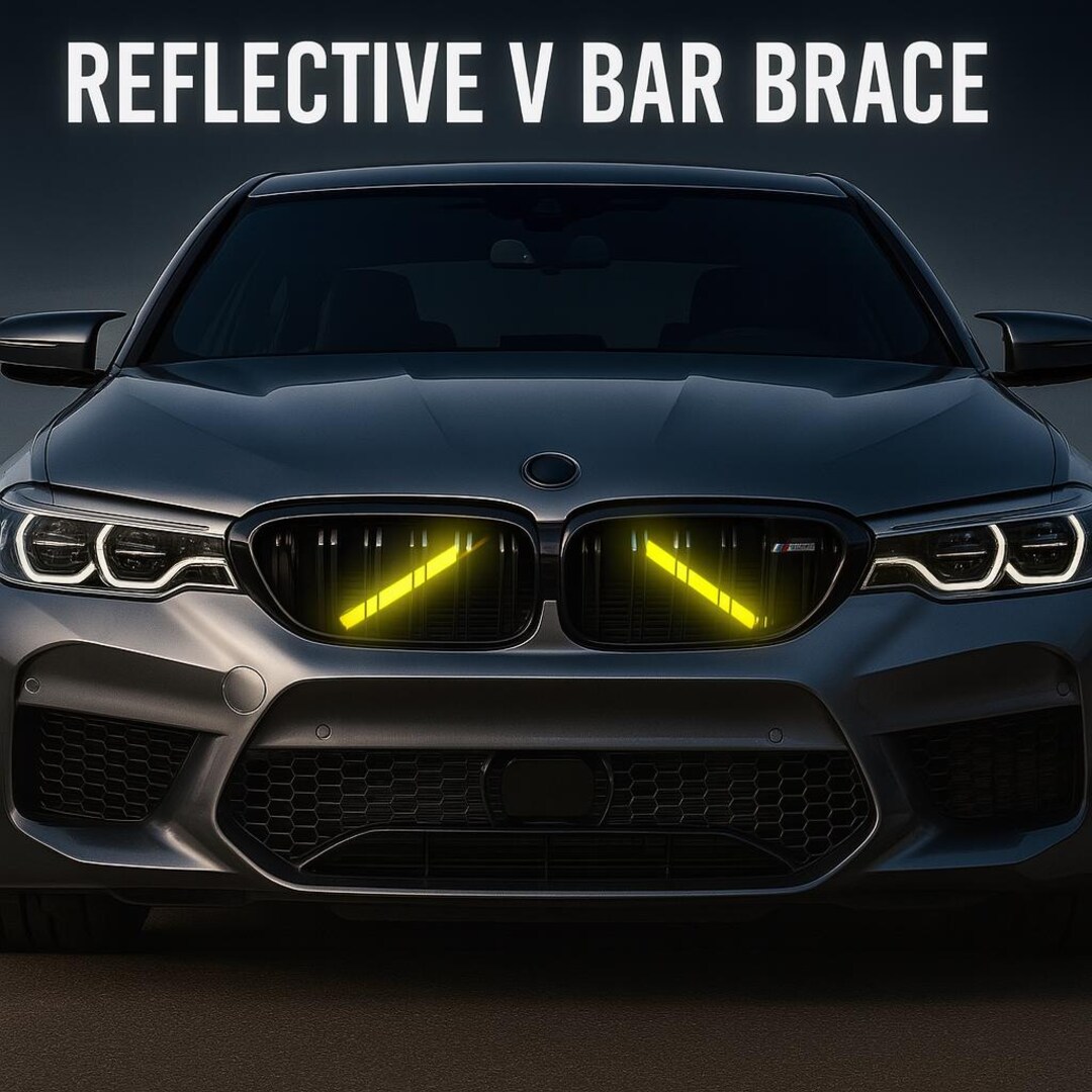 Reflective V Bar Brace Stickers for BMW - Etsy