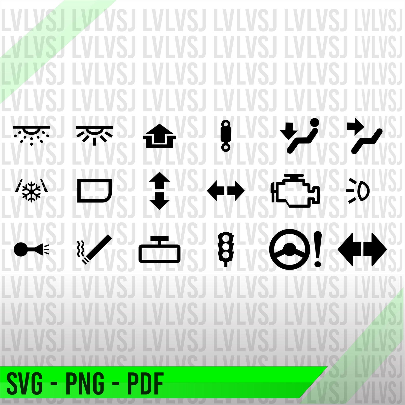 Car Dashboard SVG, DTC Icons-car Dash Icons SVG - Etsy