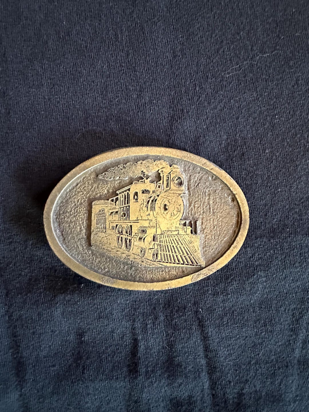 Vintage Train Belt Buckle in Great Condition - Etsy