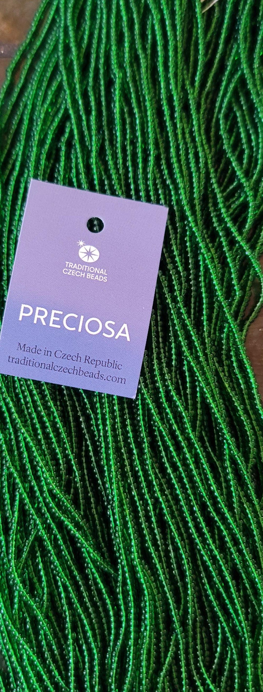 Six Hanks Transparent Kelly Green Seed Beads Size 11 - Etsy