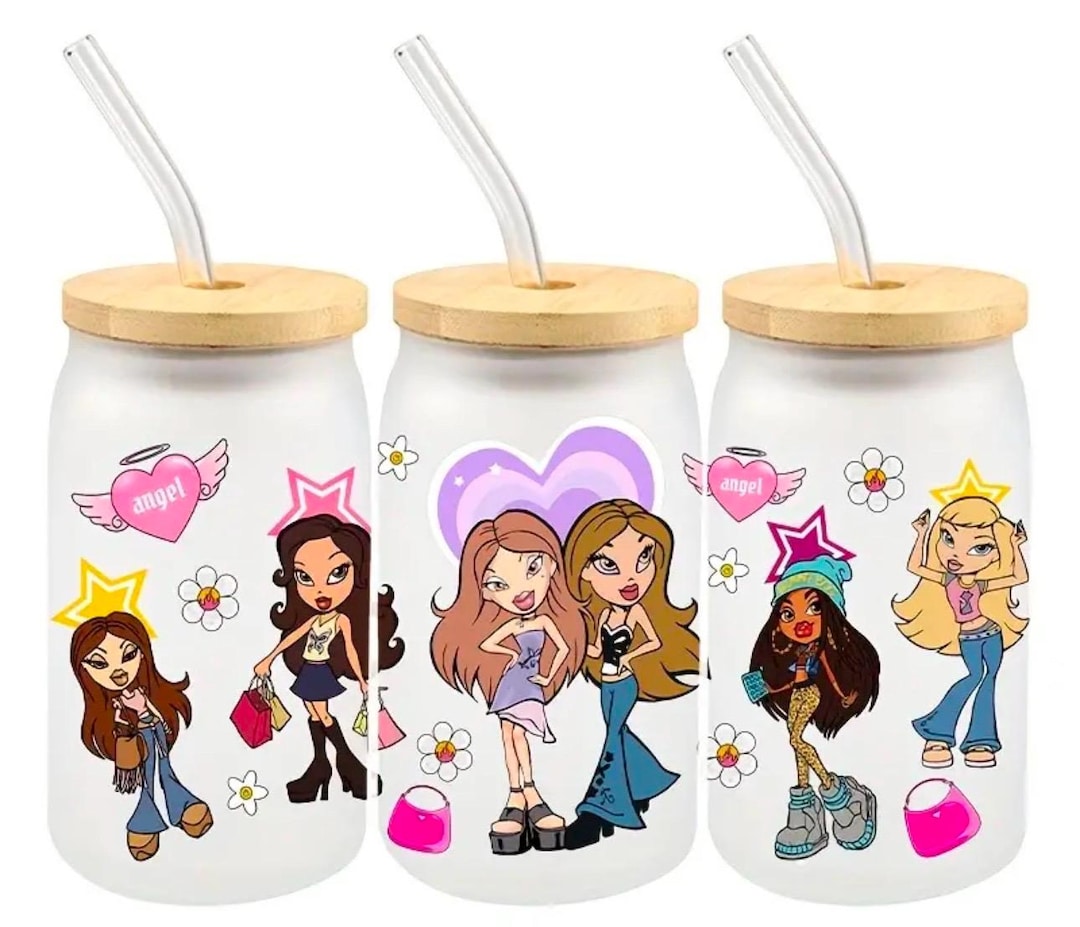 DTF Transfer Bratz Cup Wrap for 12oz/16oz/20oz Cups - Etsy