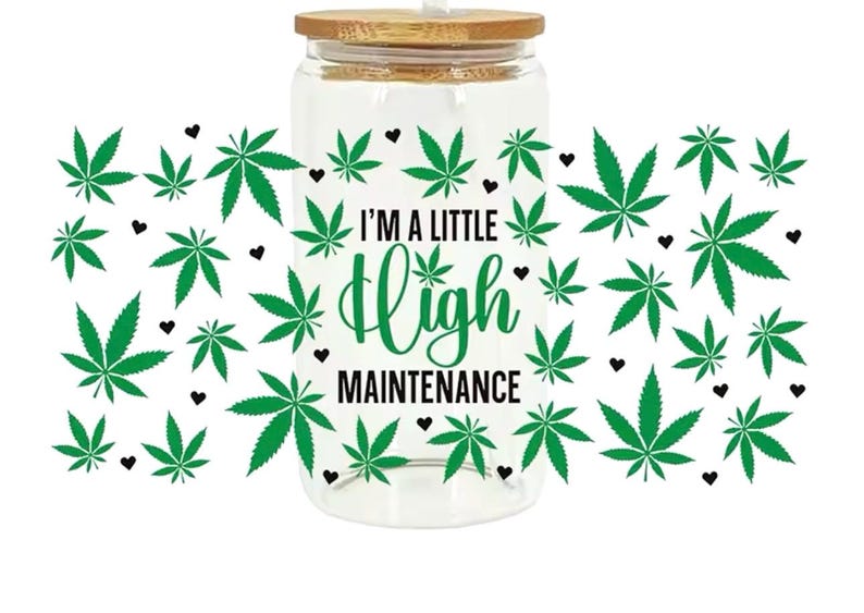 DTF Transfer Weed Cup Wraps for 12oz/16oz/20oz Cups - Etsy