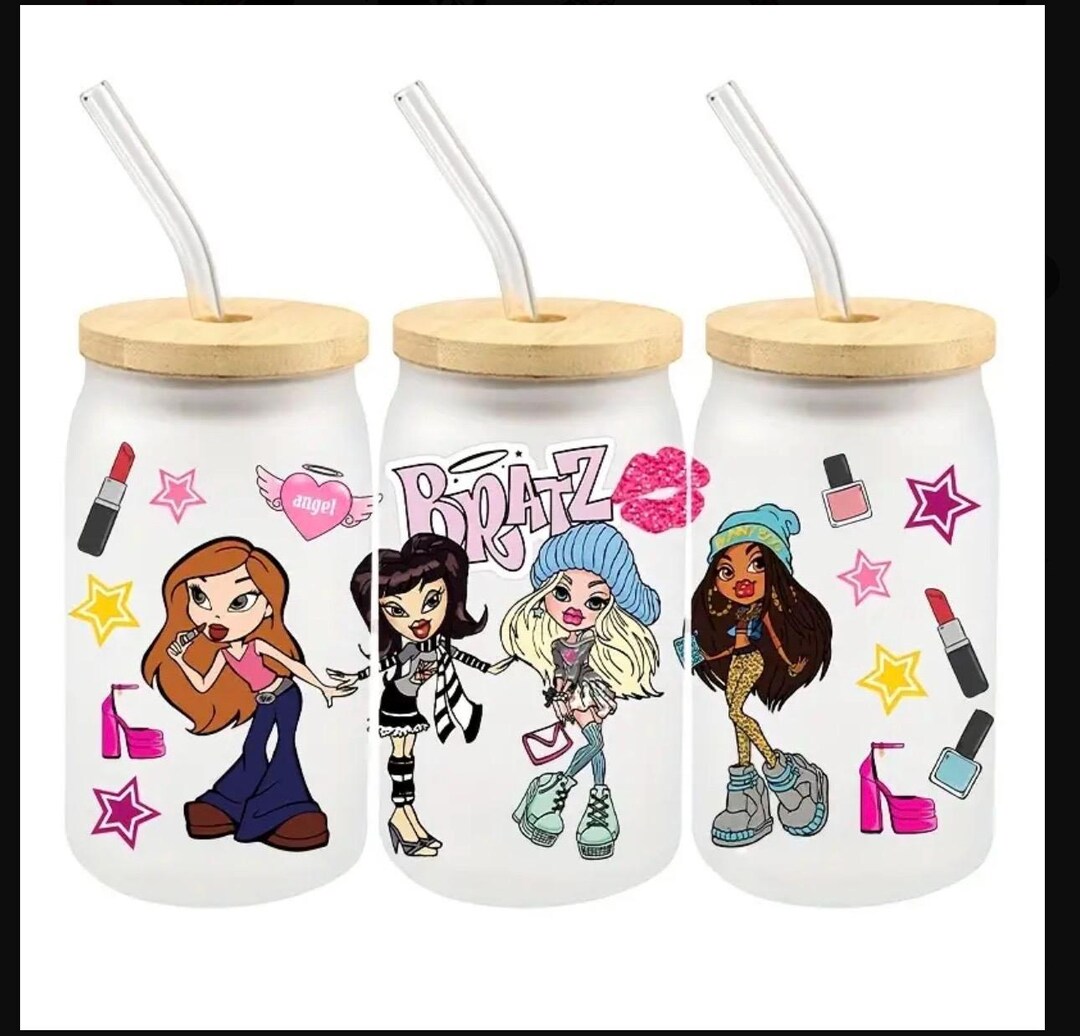 DTF Transfer Bratz Cup Wrap for 12oz/16oz/20oz Cups - Etsy