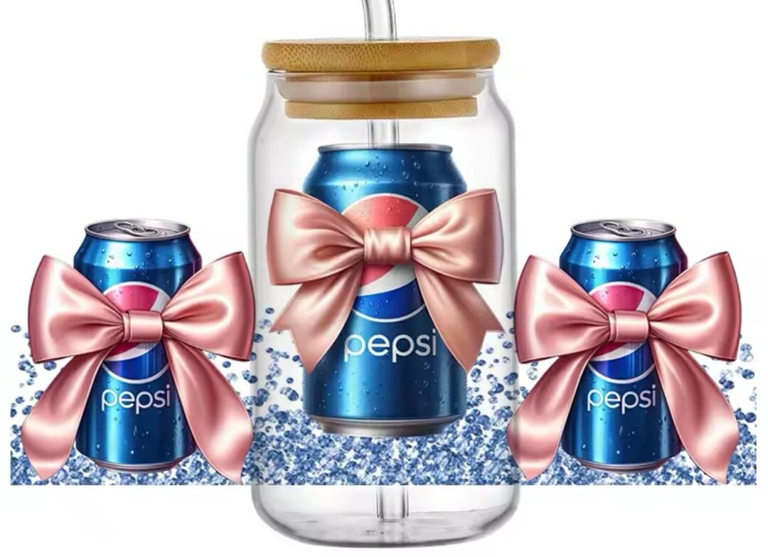 DTF Transfer Pepsi Cup Wrap for 12oz/16oz/20oz Cups - Etsy