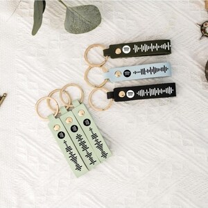 Personalized Scannable Spotify Code Keyring,custom Song Keychain, Music ...