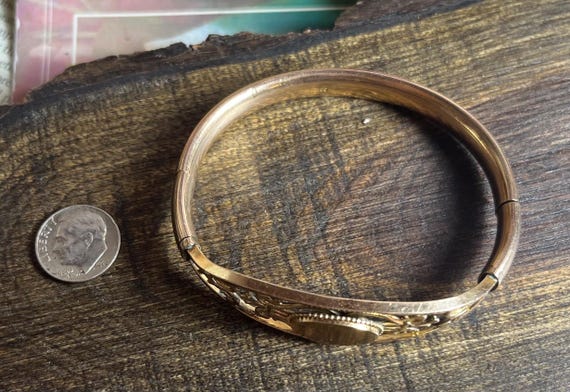 Antique Victorian Jointed Bangle Bracelet Gold Filled… - Gem