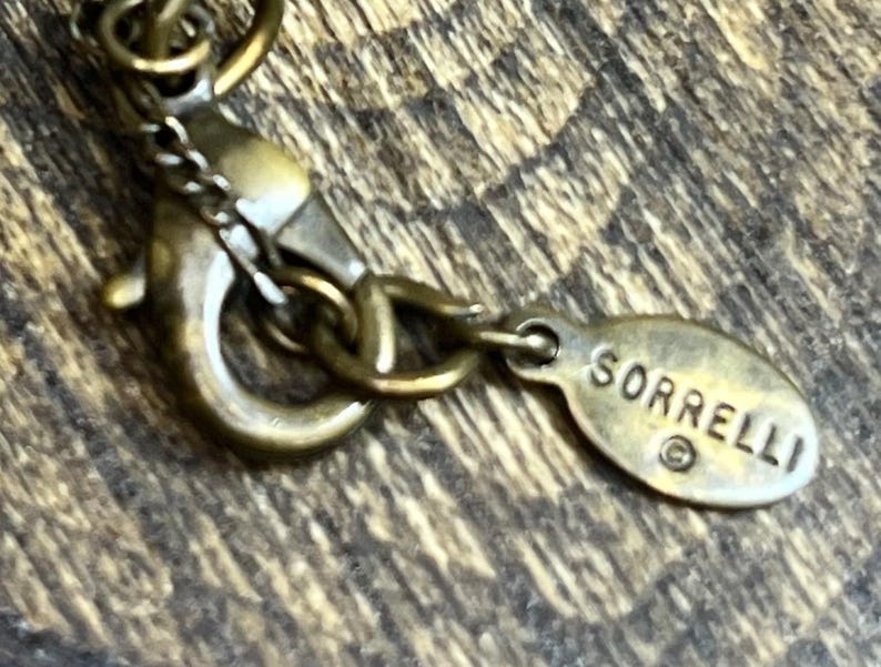 Vintage Signed Sorrelli Cross Costume Rhinestone Necklace Green & Blue ...