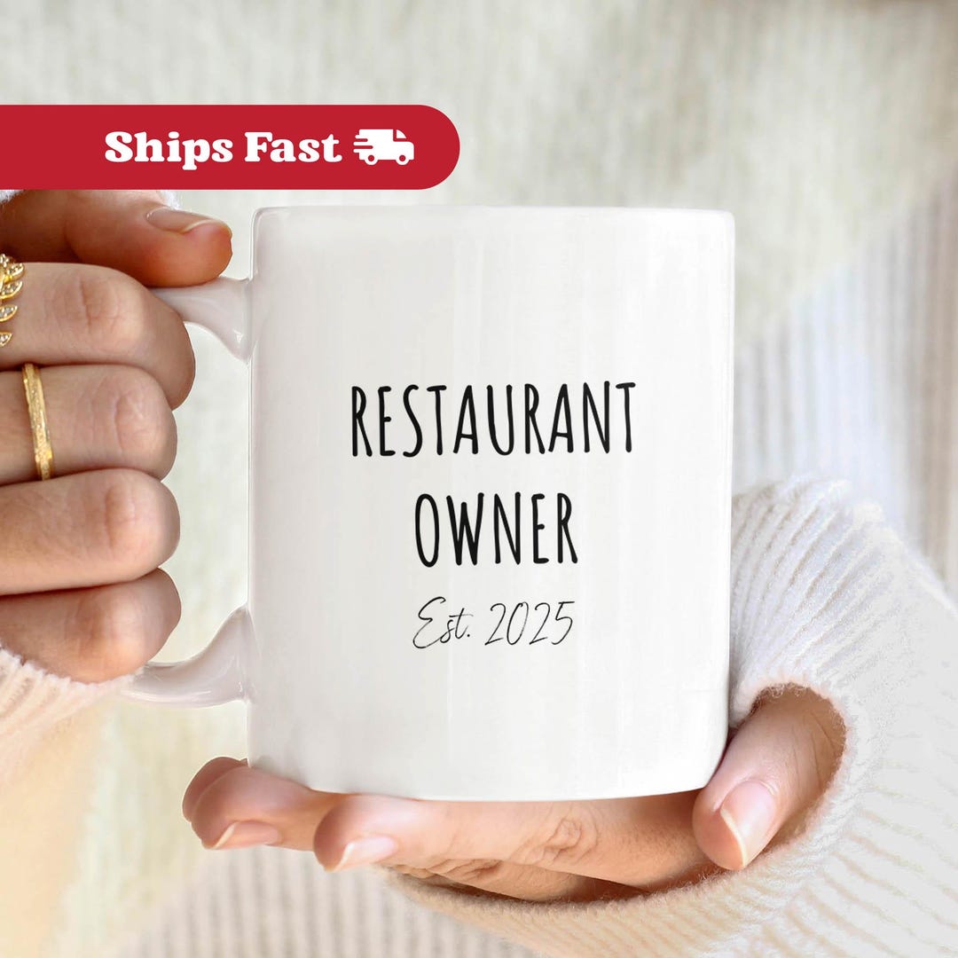 Personalized Restaurant Gift Restaurant Mug, Business Owner Gift ...