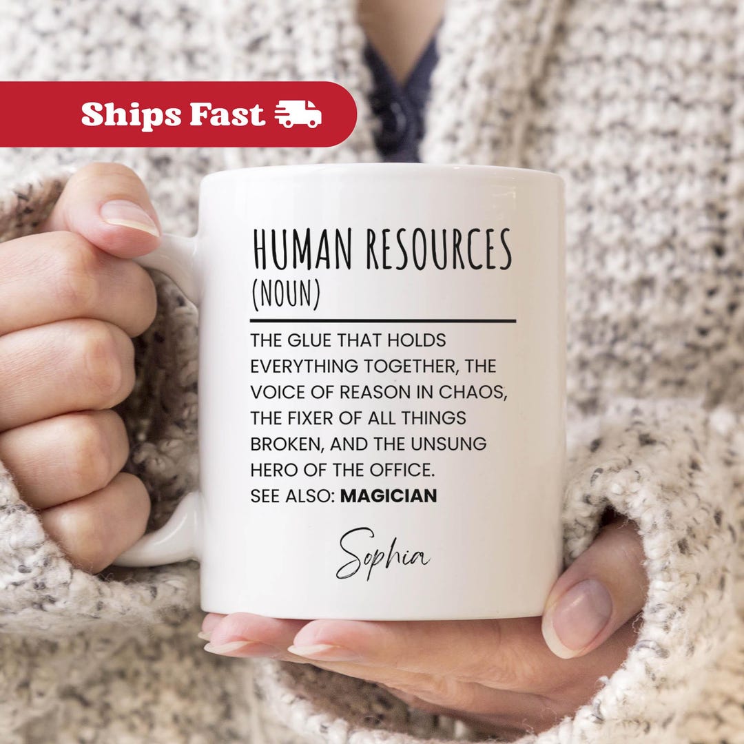 Custom Hr Gift Personalized Hr Mug, Human Resources Mug Human Resources ...