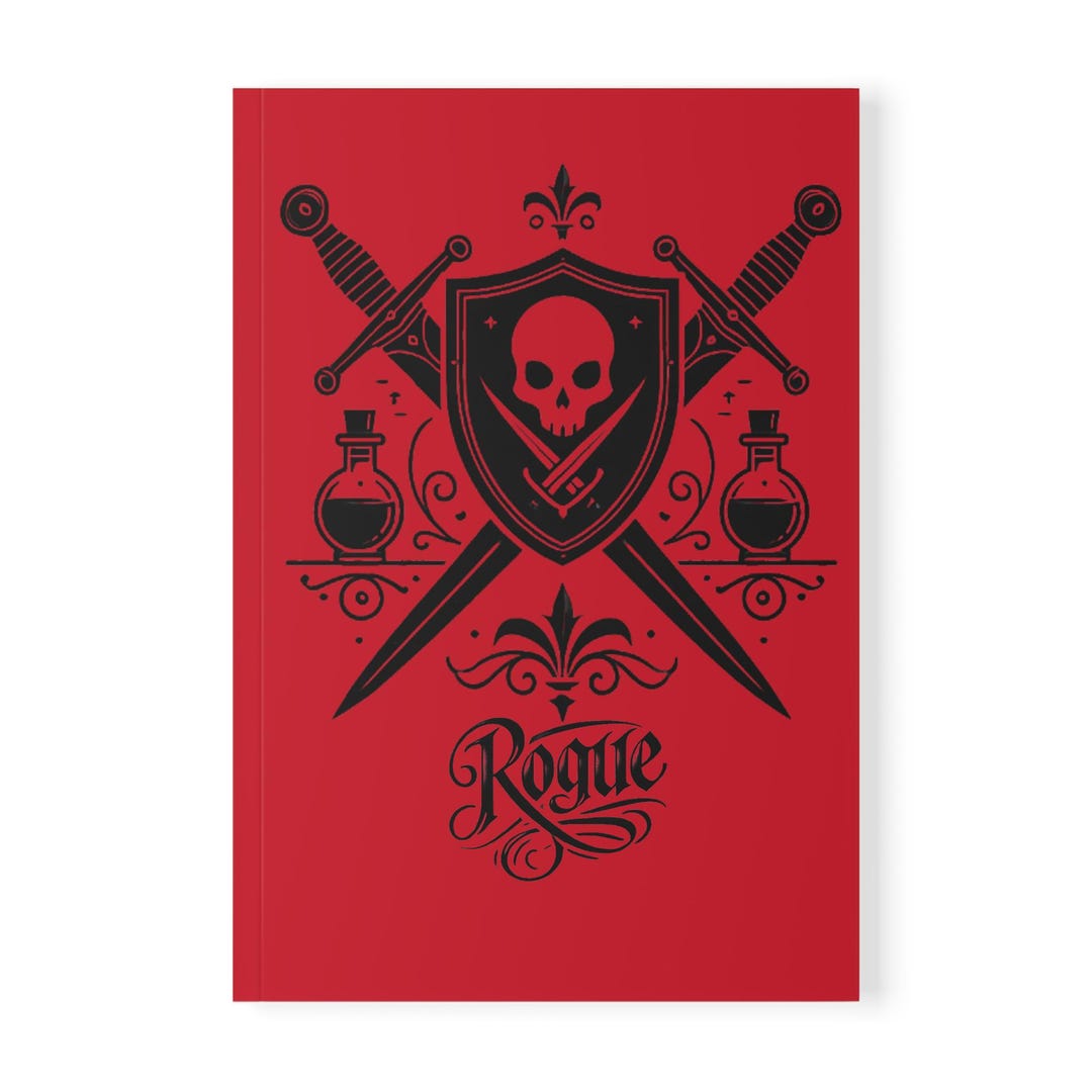 Rogue DND Notebook, Softcover A5 Journal for TTRPG Gaming, Fantasy ...