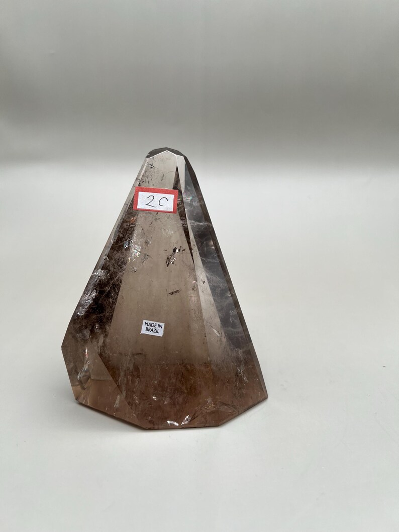 Large Smoky Quartz Freeform | 1lb 9.6oz | Portal Rainbows + Golden Glow ...