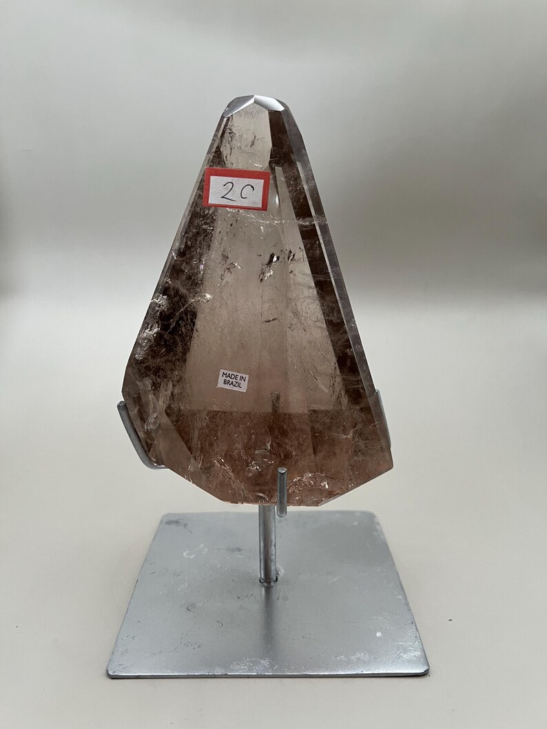 Large Smoky Quartz Freeform | 1lb 9.6oz | Portal Rainbows + Golden Glow ...