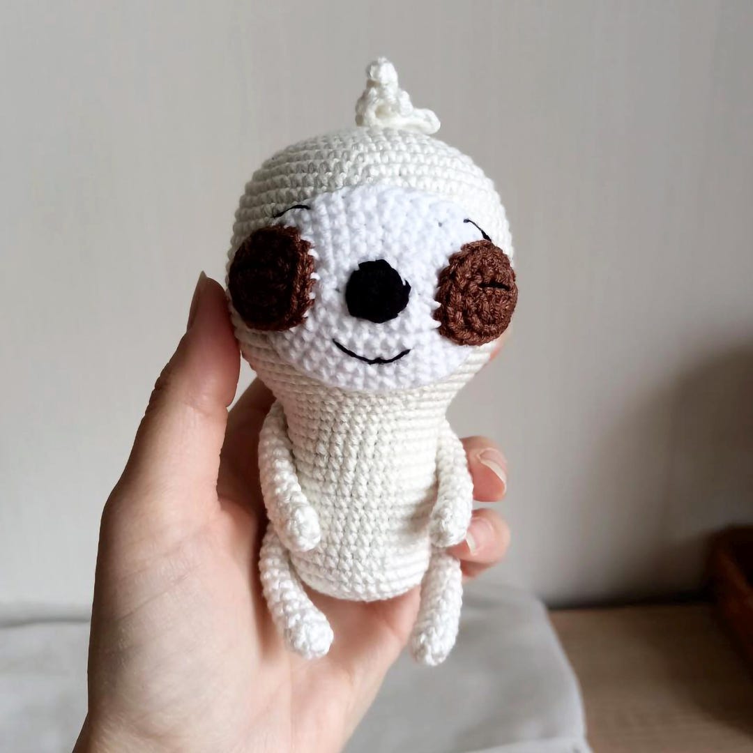 Mini Crochet Sloth Plush – Handmade Amigurumi Sloth Toy – Cute Cotton ...