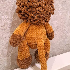 Crochet Lion, Handmade Plush Lion Toy, Lion Amigurumi, Soft Stuffed ...