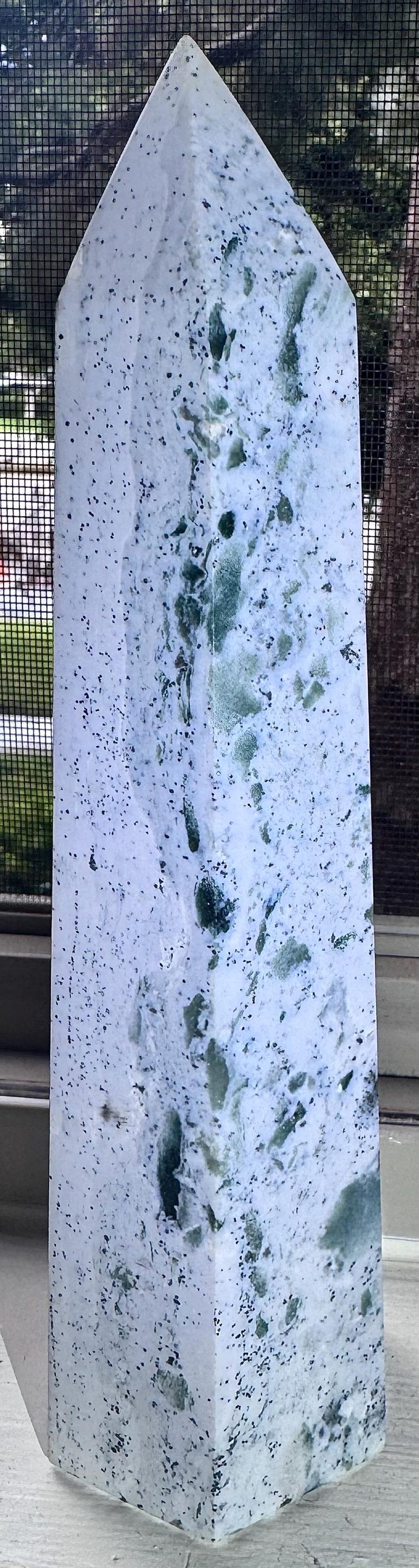 Rare Large Tree Agate Tower Crystal - 8.5 Inches, 934.4grams - Etsy