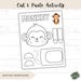 Build a Monkey Activity Printable, Kids Craft Printable, Cut and Paste ...