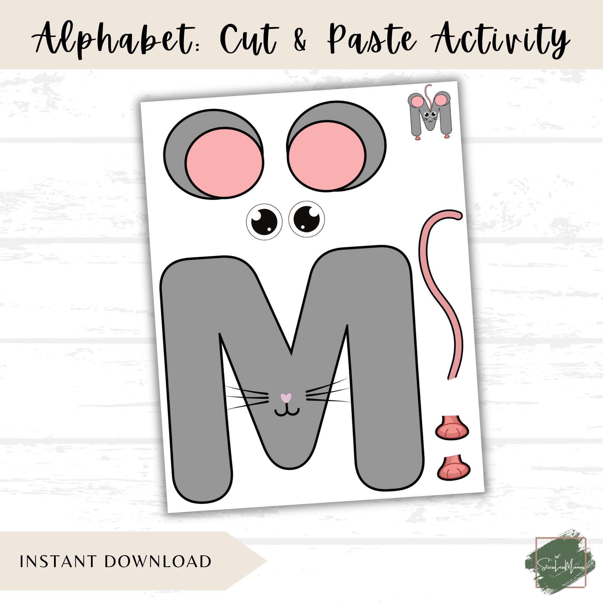 Build a Mouse Printable Craft, DIY Mouse Activity, Mouse Paper Fun, Fun ...