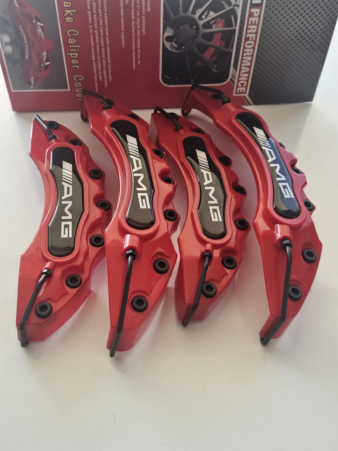 Brake Caliper Covers AMG Fit for Mercedes – Red Set - Etsy