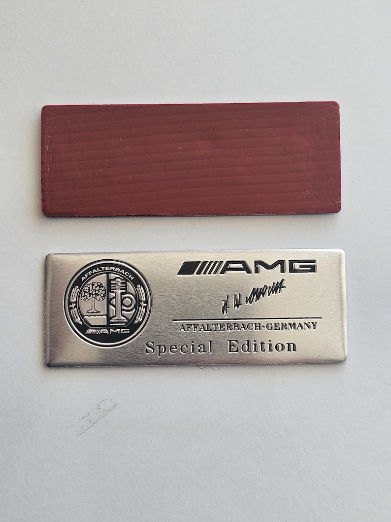 AMG Logo Emblem Sticker Affalterbach Fit for Mercedes Special Edition ...
