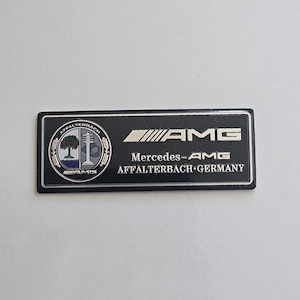 AMG Logo Emblem Sticker Affalterbach Fit for Mercedes Special Edition ...