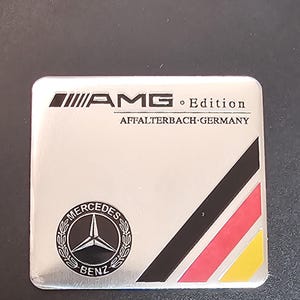 Fit for Mercedes-benz AMG Edition Affalterbach – Aluminum Emblem - Etsy