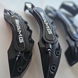 Fit for Mercedes AMG Brake Caliper Covers - Black (set of 4) - Etsy
