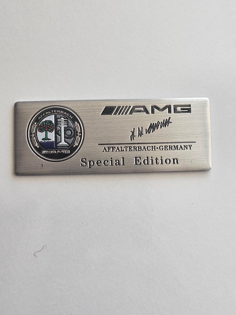 AMG Logo Emblem Sticker Affalterbach Fit for Mercedes Special Edition ...