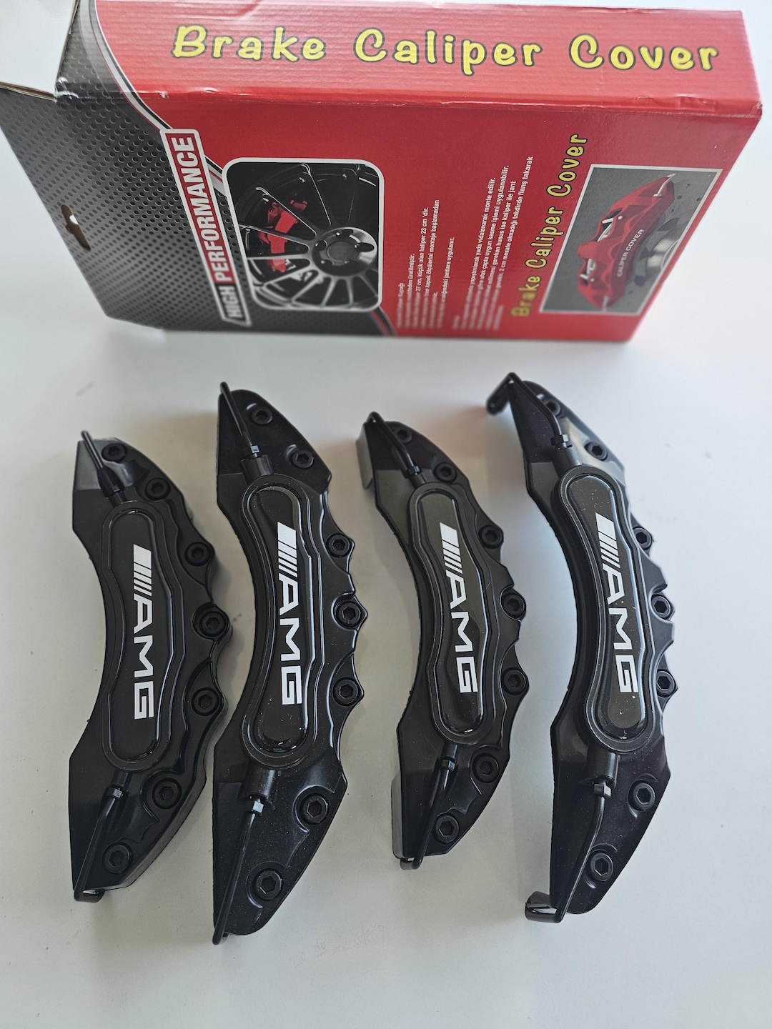Fit for Mercedes AMG Brake Caliper Covers - Black (set of 4) - Etsy