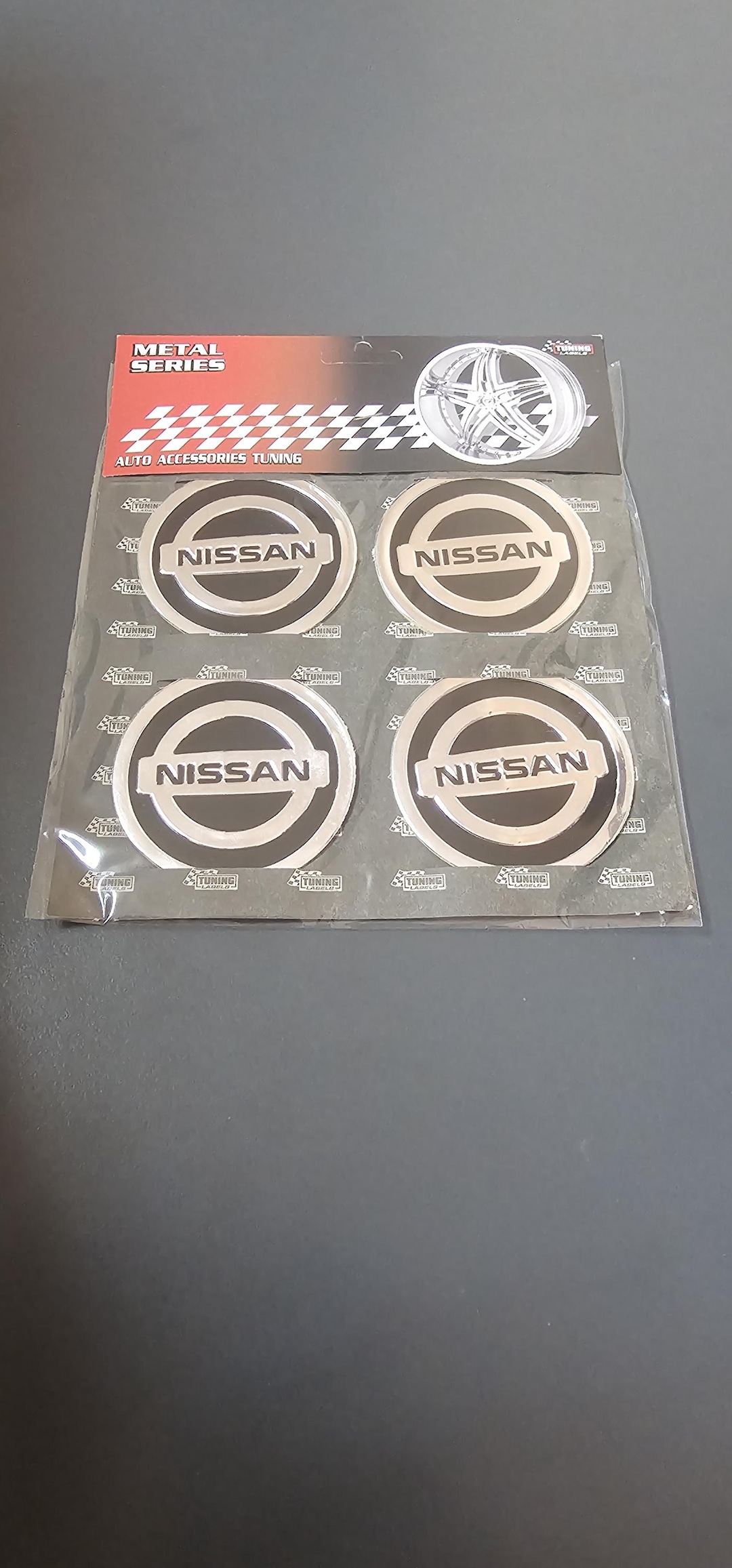 Metal Stickers for Wheel Caps or Hubcaps Fit for Nissan – 60 Mm (set of ...