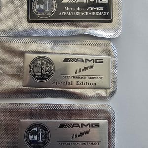 AMG Logo Emblem Sticker Affalterbach Fit for Mercedes Special Edition ...