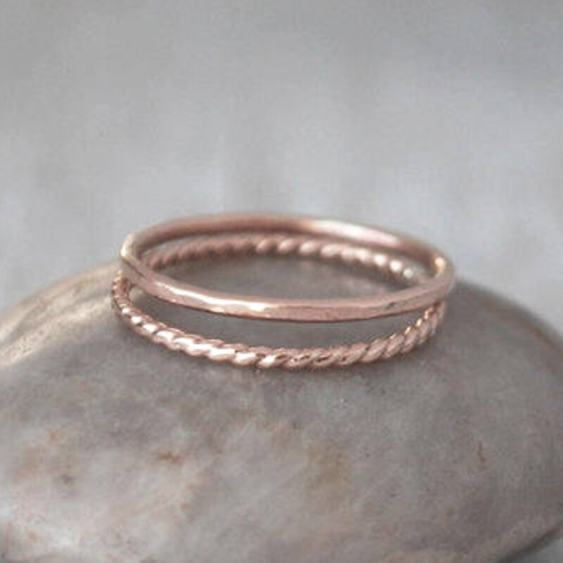 Gold Stacking Rings - Etsy