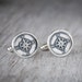 Compass Cufflinks, Sterling Silver Nautical Cufflinks, .999 Fine Silver ...