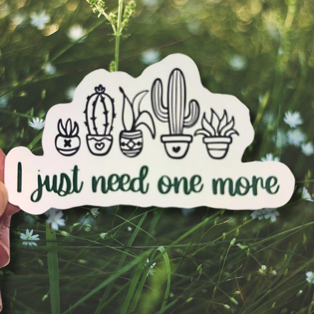 Plant Sticker, Plant Lover Sticker, Plant Obsession Sticker, Water ...