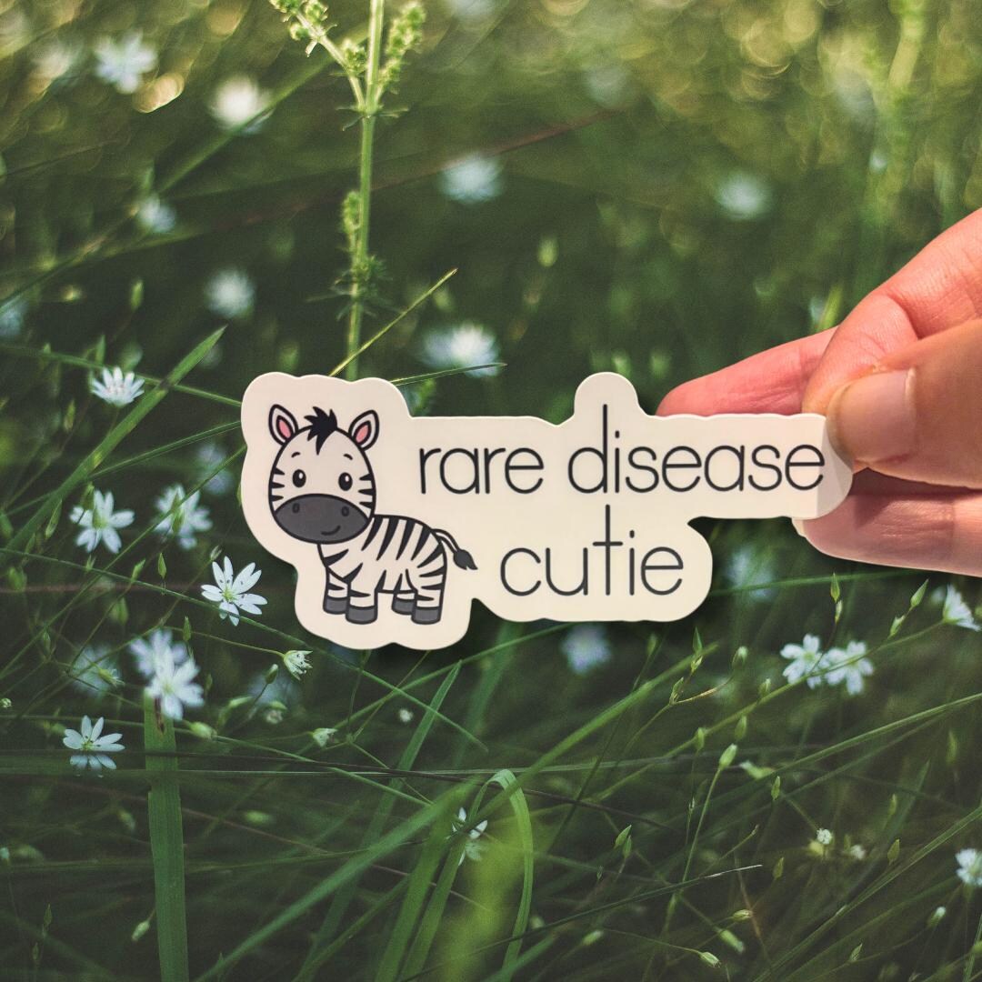 Rare Disease Cutie Sticker, Rare Disease Sticker, Zebra Sticker, Laptop ...