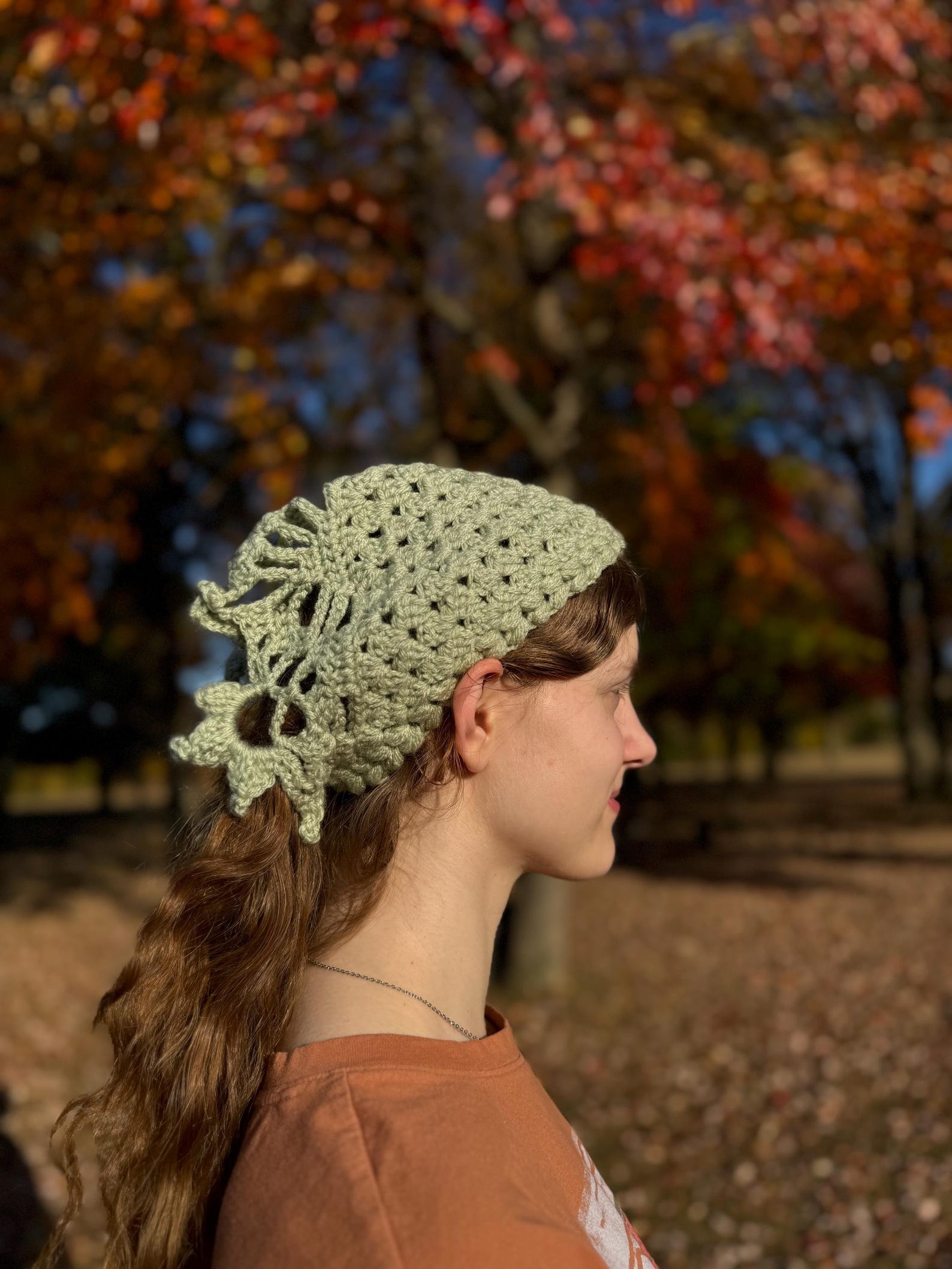 Royal Verona Crochet Bandana Pattern | Lace Bandana | Crochet Bandana ...