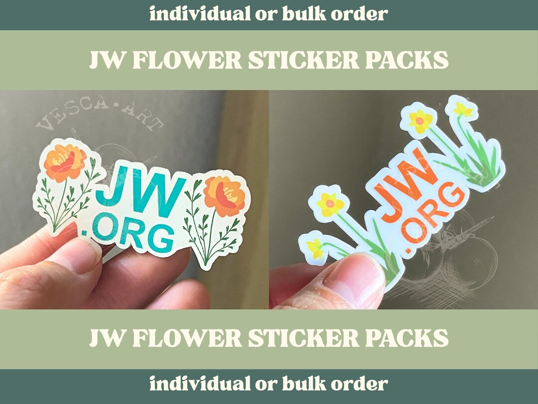 JW Stickers | JW Poppy Stickers | JW Flower Stickers | Jw Daffodil ...