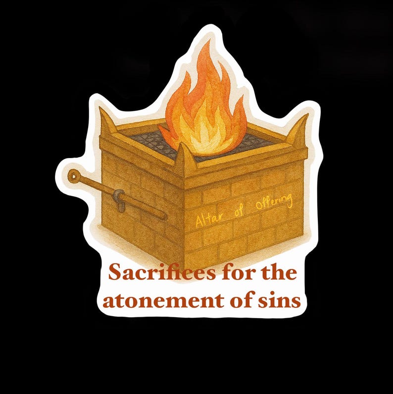 Leviticus Tabernacle Sticker Set for Kids | Digital Bible Stickers ...