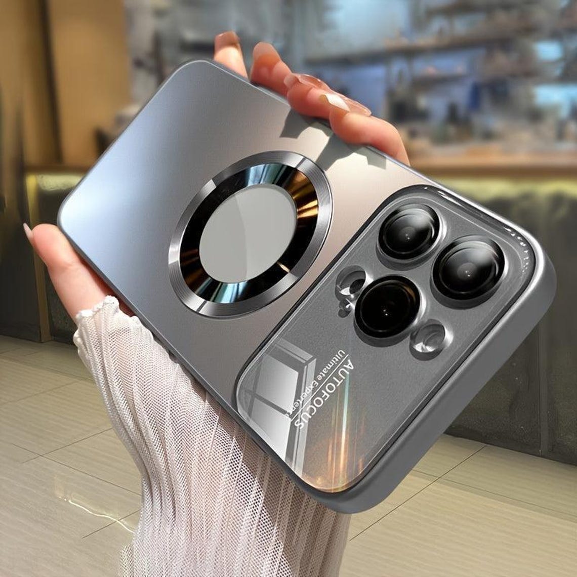IPhone 16 Pro Max Case Premium Titanium Metallic - Etsy