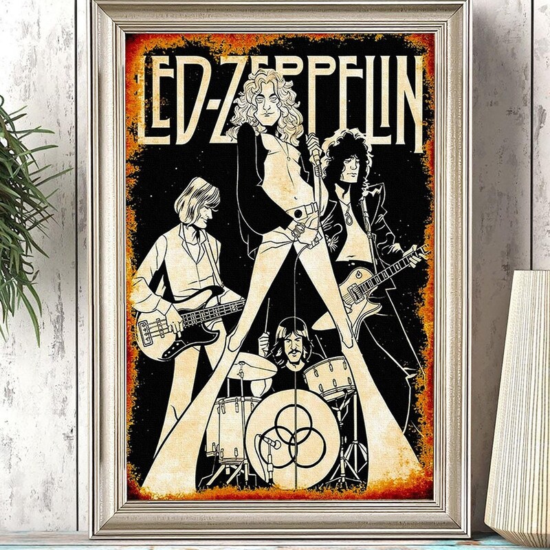 Led Zeppelin Poster - Etsy UK