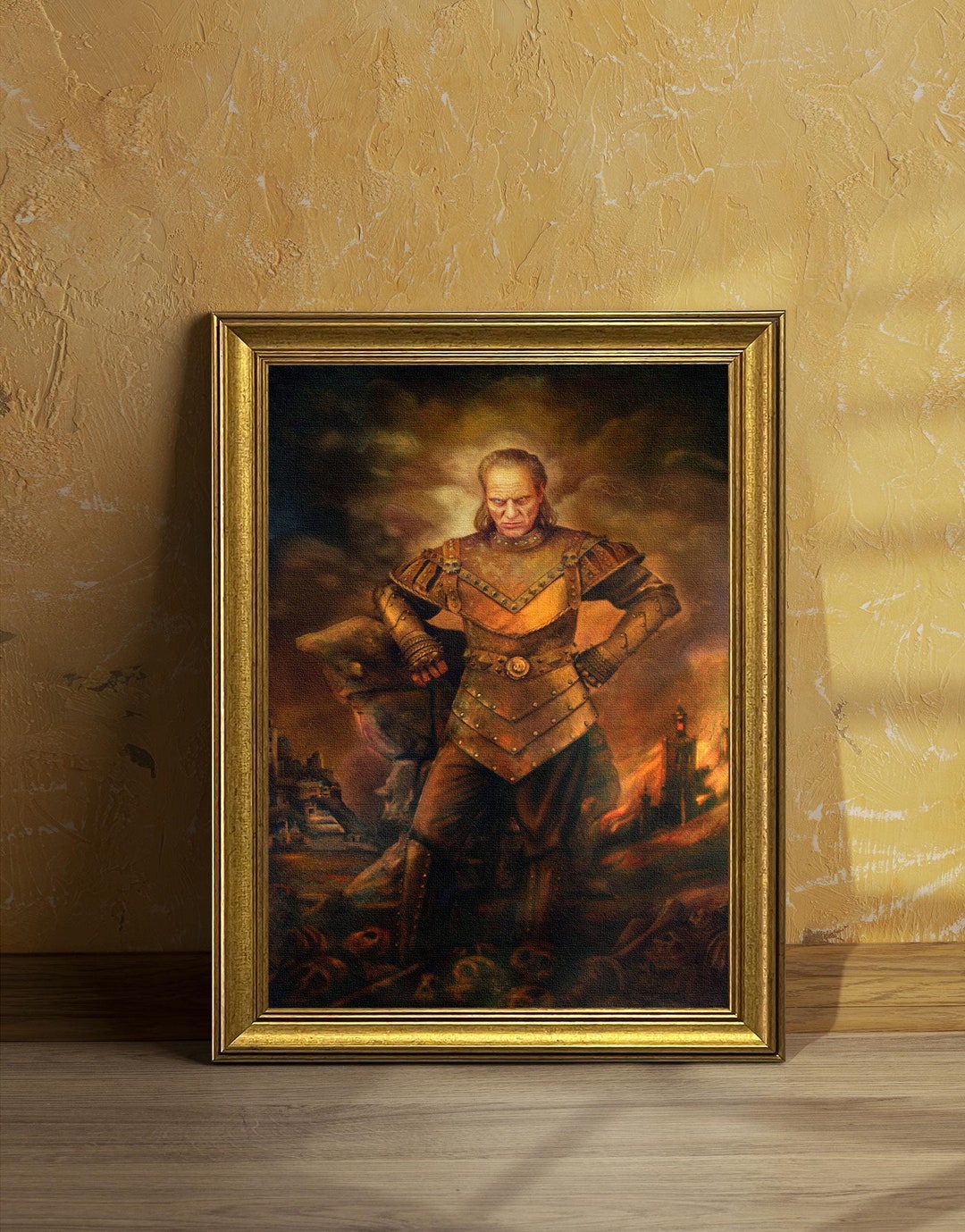 Vigo the Cruel From Ghostbusters II Painting Replica Framed Wall Art ...