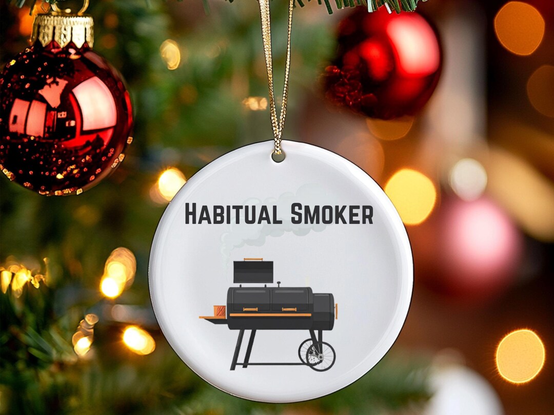 Smoker Ornament, Bbq Ornament, Bbq Smoker, Christmas Gift, Stocking ...